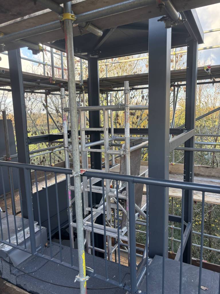 The lift to the Treetop Studio | Grange Park Opera