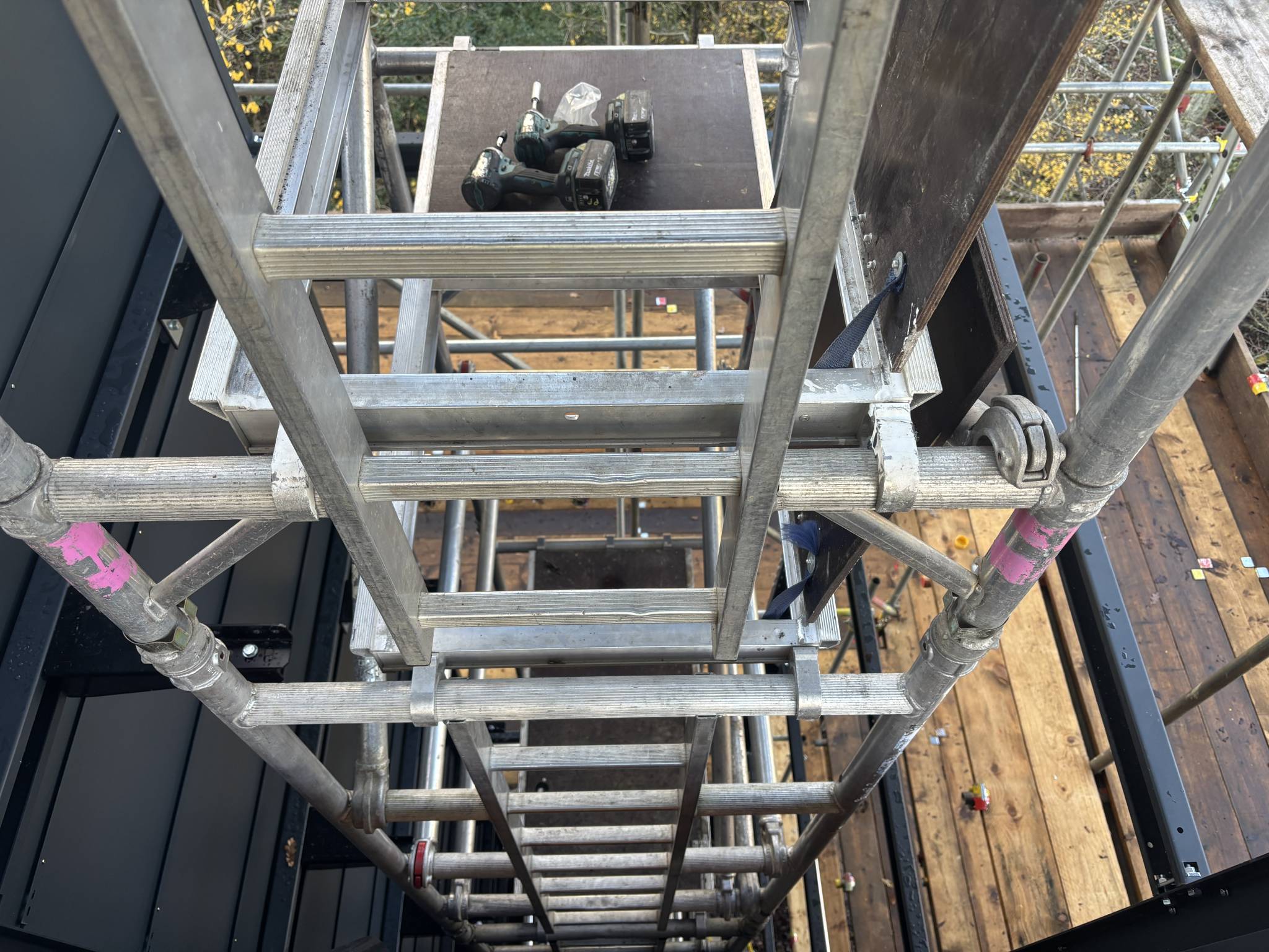 The lift to the Treetop Studio | Grange Park Opera
